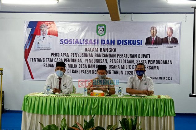 Dinas PMD Gelar Sosialisasi Terkait BUMDes - Go Bengkulu